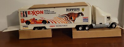 Vintage 1995 Exxon Race Car Carrier Collectors Edition 4th In Series ...