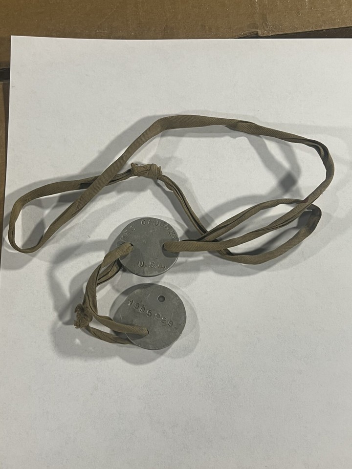 WW1 WWI Named US Uniform Tunic Trousers Dog Tags Grouping was Museum ...