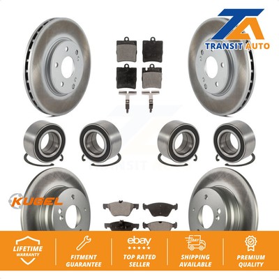 Front Rear Bearing Coated Disc Brake Rotor Pad Kit (10Pc) For Mercedes ...