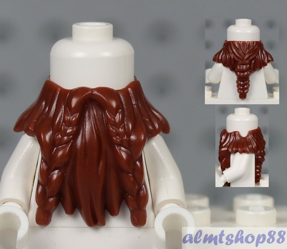 LEGO - Minifigure Beards - Wizard King Old Man Male Santa Harry Potter ...