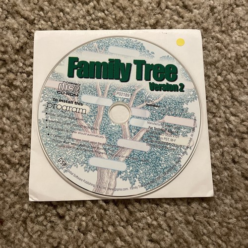 Family Tree Version 2.0 (Disc only, 1997) | eBay