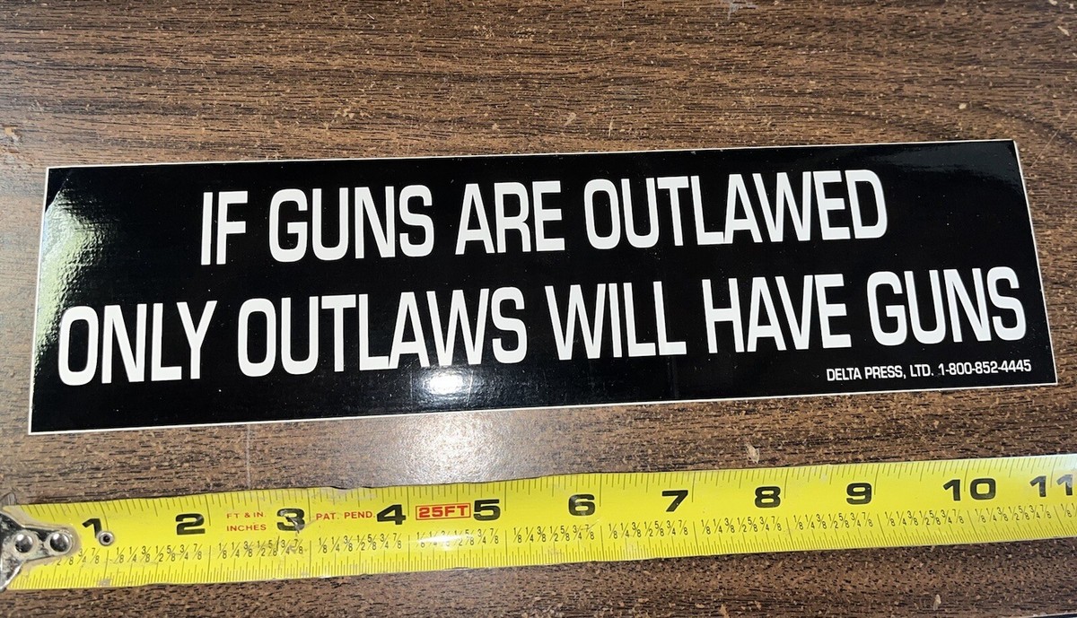 Anti Gun Bumper Stickers