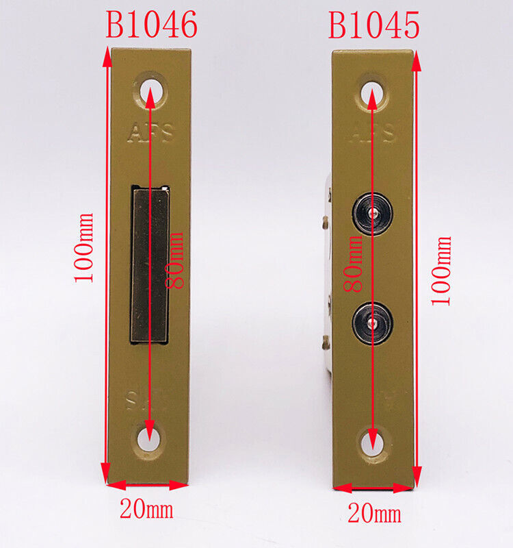 AFS Security Door Lock Mortise Lock Invisible Door Lock Cross Key B1045 ...