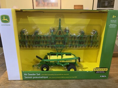 ERTL John Deere Air Seeder Set w/ 1870 Air Drill & C850 Air Cart. 1/64 ...