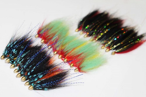 24 pcs Assorted Popular Cone Heads Tube Flies Salmon Fly Trout Fly ...