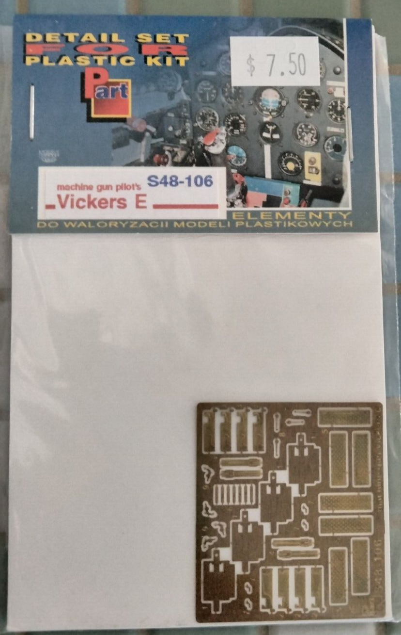 Vickers E Gun - 1:48 - Metal Detail Set - S48-106 | eBay