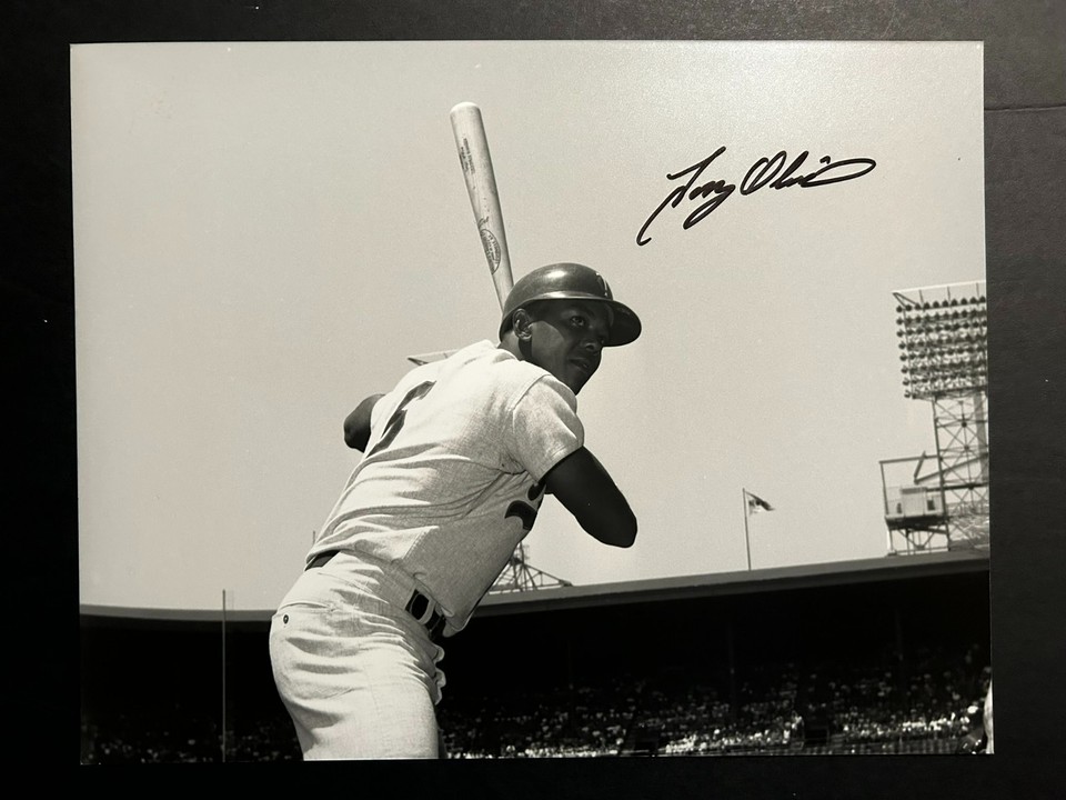 TONY OLIVA AUTOGRAPHED 11x14 PHOTO HOF AUTO SIGNED JG COA | eBay