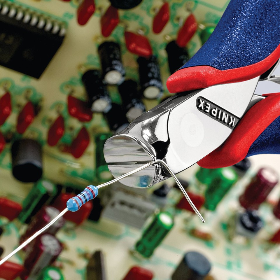Knipex Electronics Oblique End Cutting Wire Nipper 120mm 64 32 120 ...