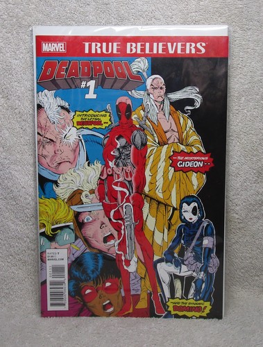 2016 Marvel True Believers DEADPOOL #1 First Appearance Reprint Comic ...