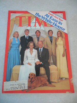 TIME Magazine JULY 28, 1975, GERALD R. FORD'S WHITE HOUSE Cover Photo ...