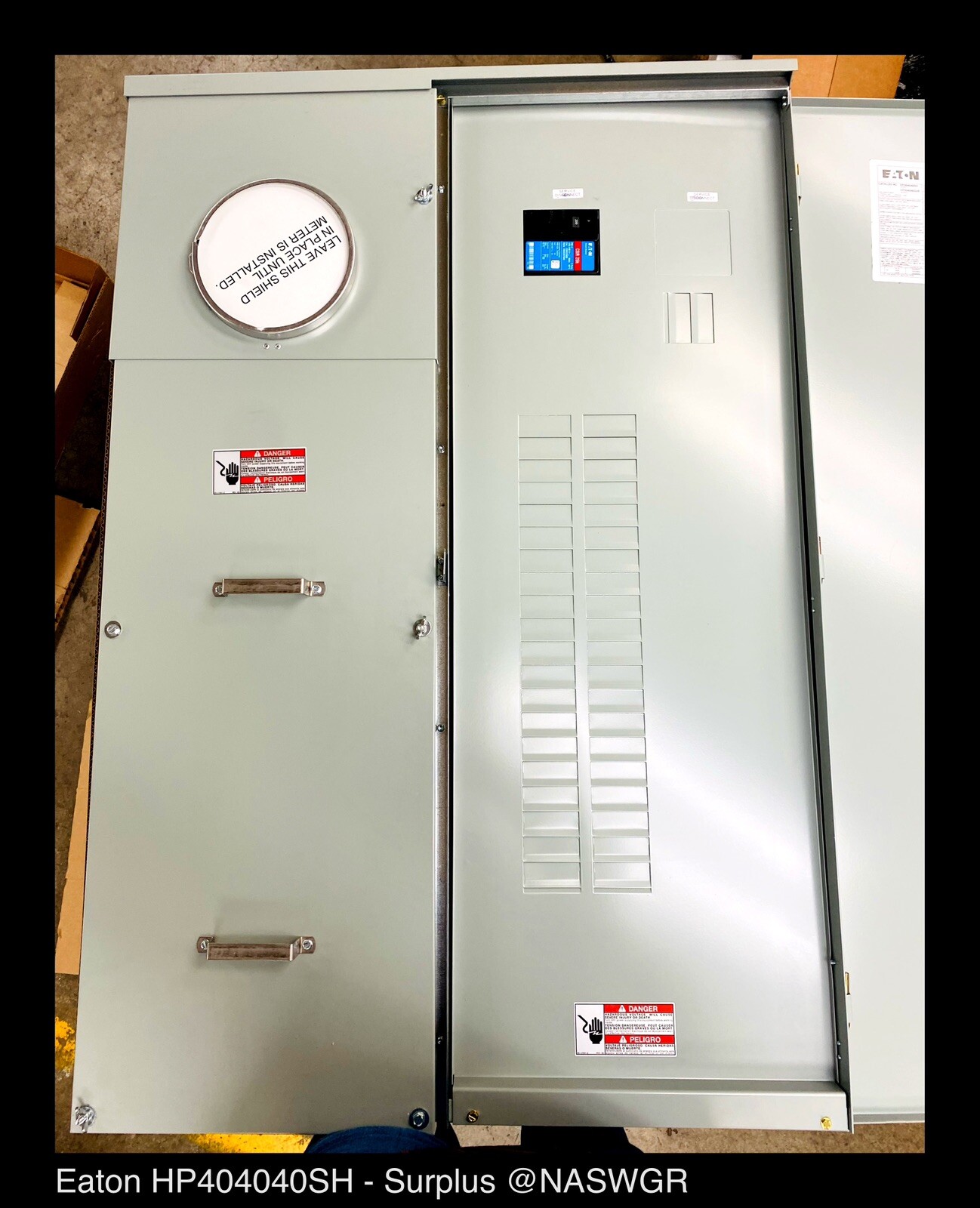 Eaton HP404040SH House Panel - 400A/240V/N3R - Unused/Warranty | eBay