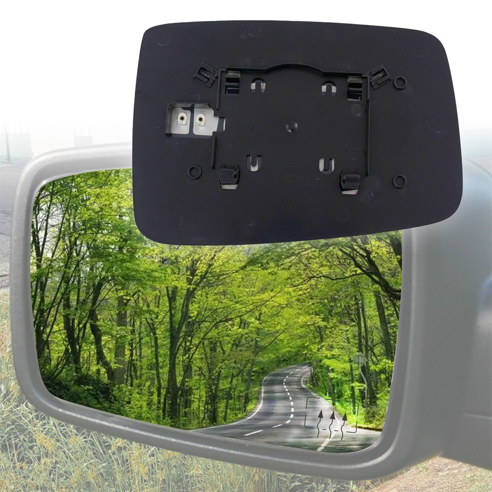 Left Driver Side Exterior Mirror Glass W/ Power Heated For Dodge Ram ...