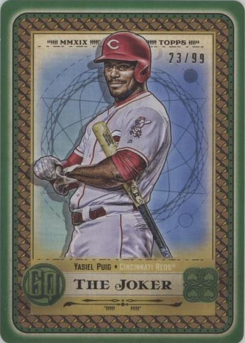 2019 Topps Gypsy Queen - Tarot of the Diamond Yasiel Puig #TOTD11 for ...