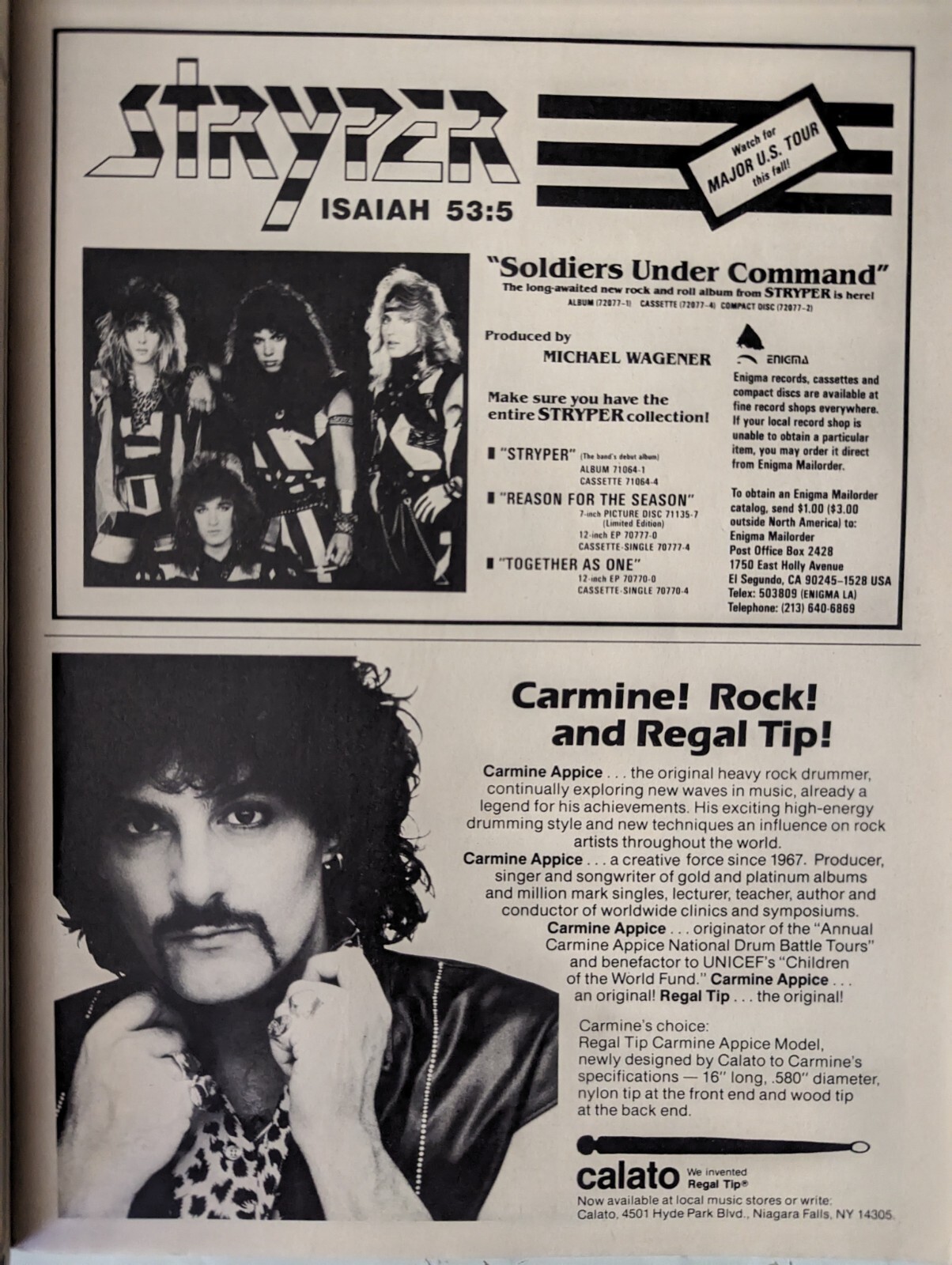 Creem Magazine October 1985 Tom Petty, Scorpions, Howard Jones,Motley ...