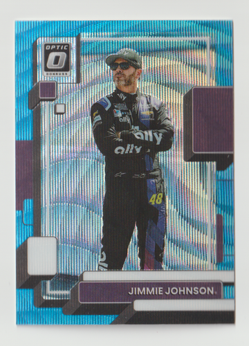 2023 Donruss Optic NASCAR Carolina Blue Wave #43 Jimmie Johnson | eBay