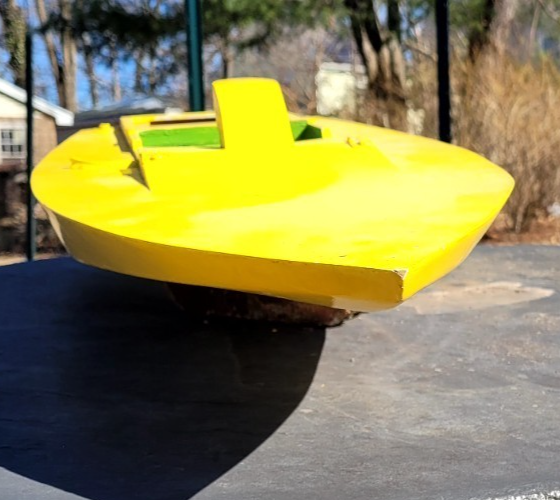 Vintage Gas Powered Tether Boat Hull 33 in X 12 in | eBay