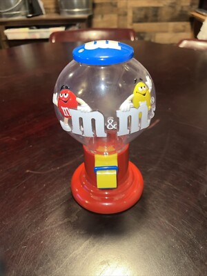 M&M Candy Dispenser Vintage Collectible Gumball Machine Style 1991 Mars ...