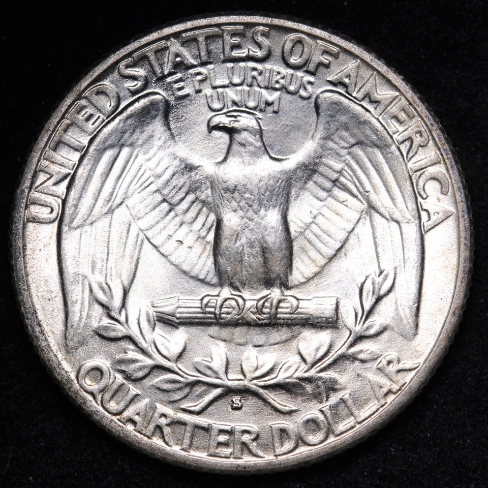 1935-S Washington Silver Quarter GEM BU *UNCIRCULATED* MS E392 ACCM | eBay
