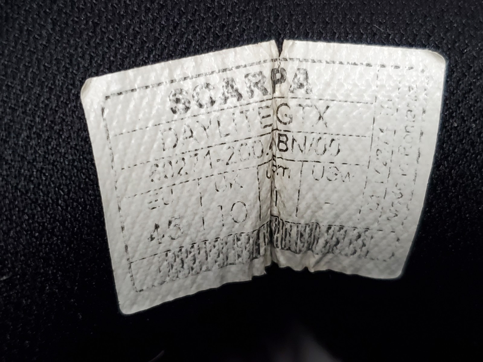 SCARPA DAYLITE GTX Lace To Toe Climbing Hiking Approach Boots Men's US ...