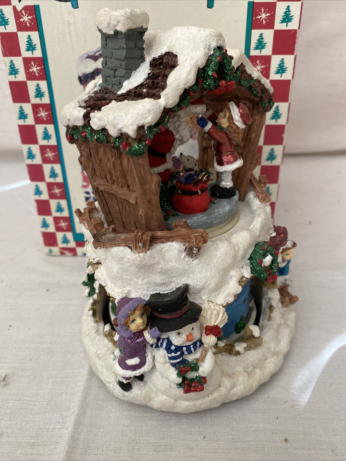 Santa & Snowman Music Box With The Kids Holiday Collection - Jingle ...