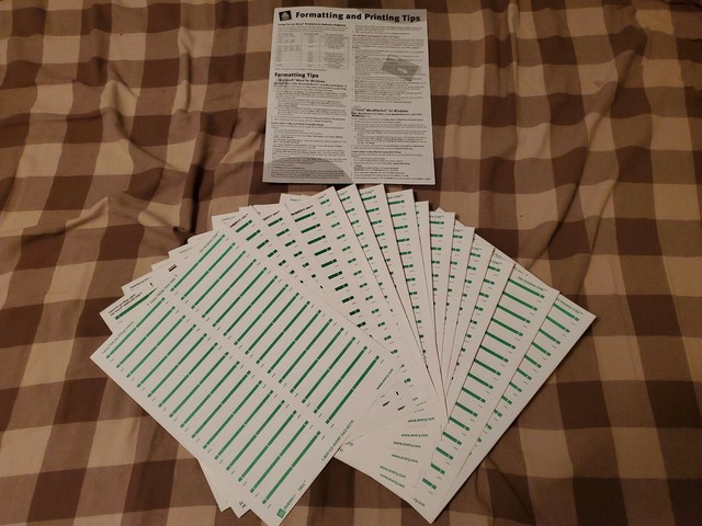 Avery 5866 Green Permanent File Folder Labels With TrueBlock 1 500pk ...