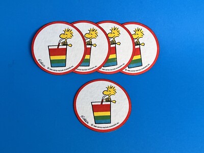 Woodstock Vintage Peanuts Heavy Paper Coasters Set Of Five | eBay