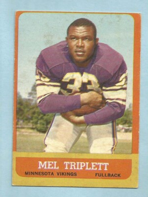 1963 Topps Football Mel Triplett #100 Minnesota Vikings Toledo EX | eBay