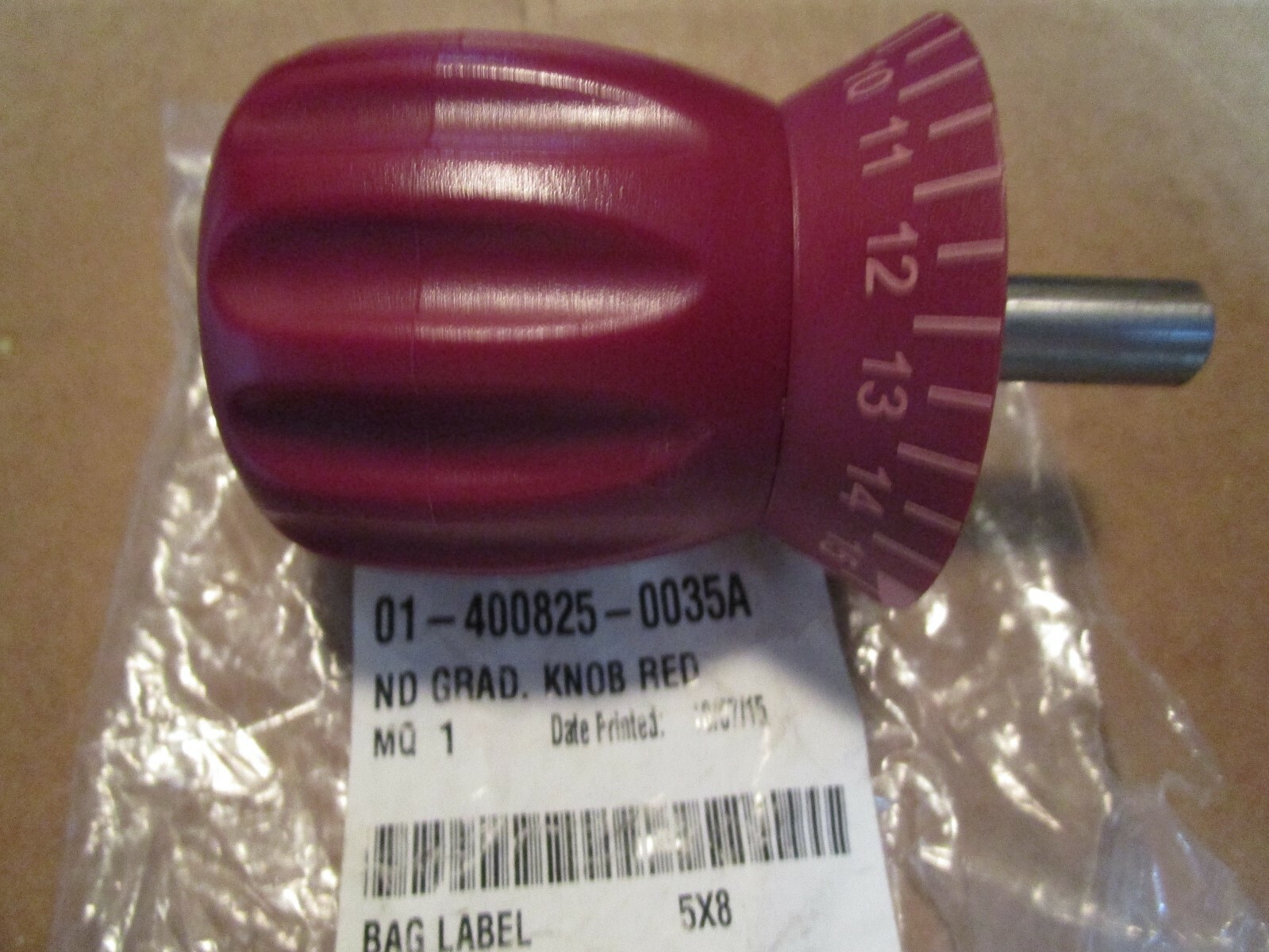 BERKEL SLICER INDEXING KNOB/ND,GRADUATED KNOB 823,823E,825E OEM# 01 ...