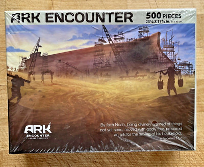 Ark Encounter Noah’s Ark 500 Piece Jigsaw Puzzle 25" x 17" BNIB Sealed ...