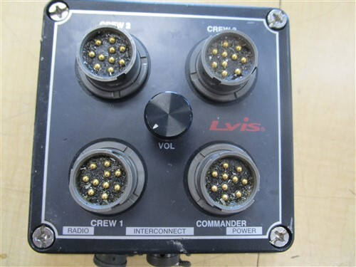 GENTEX RADIO INTERCOM CONTROL BOX 7L772 CREW CONNECTION N100511-04 ...