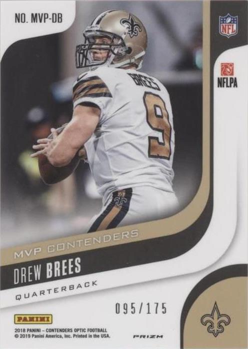 2018 Panini Contenders Optic Drew Brees #MVP-DB for sale | eBay