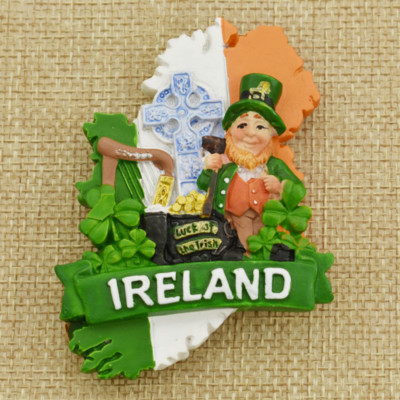 Ireland 3D Resin Fridge Magnet Tourism Souvenirs Refrigerator Magnetic ...