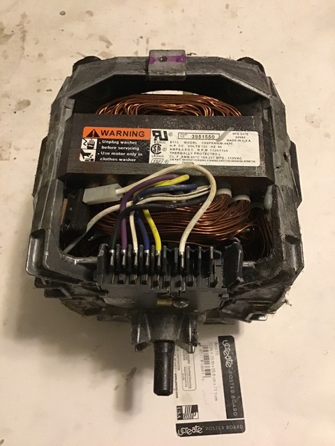 Whirlpool Kenmore Washer Motor P# 3951550 Wp661600 for sale online | eBay