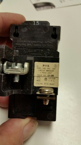 Large quantity P115 PUSHMATIC BREAKER new single pole 15 amp brkr | eBay