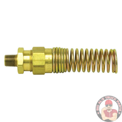 x5 Reusable Hose Fitting Assembly w/Spring Guard 3/8" Hose 1/4" Thread ...