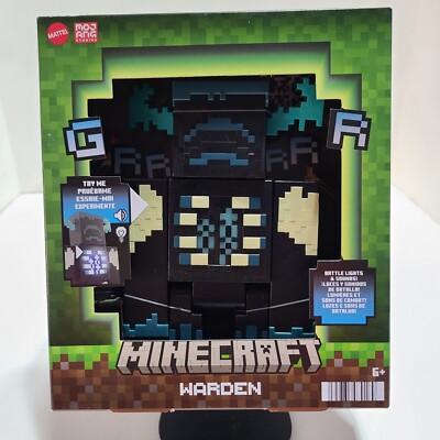 Minecraft • Warden • 6" Action Figure with Battle Lights and Sounds ...