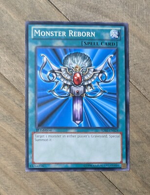Monster Reborn - SDBE-EN028 - Common - 1st Edition - Yu-Gi-Oh! NM (B ...