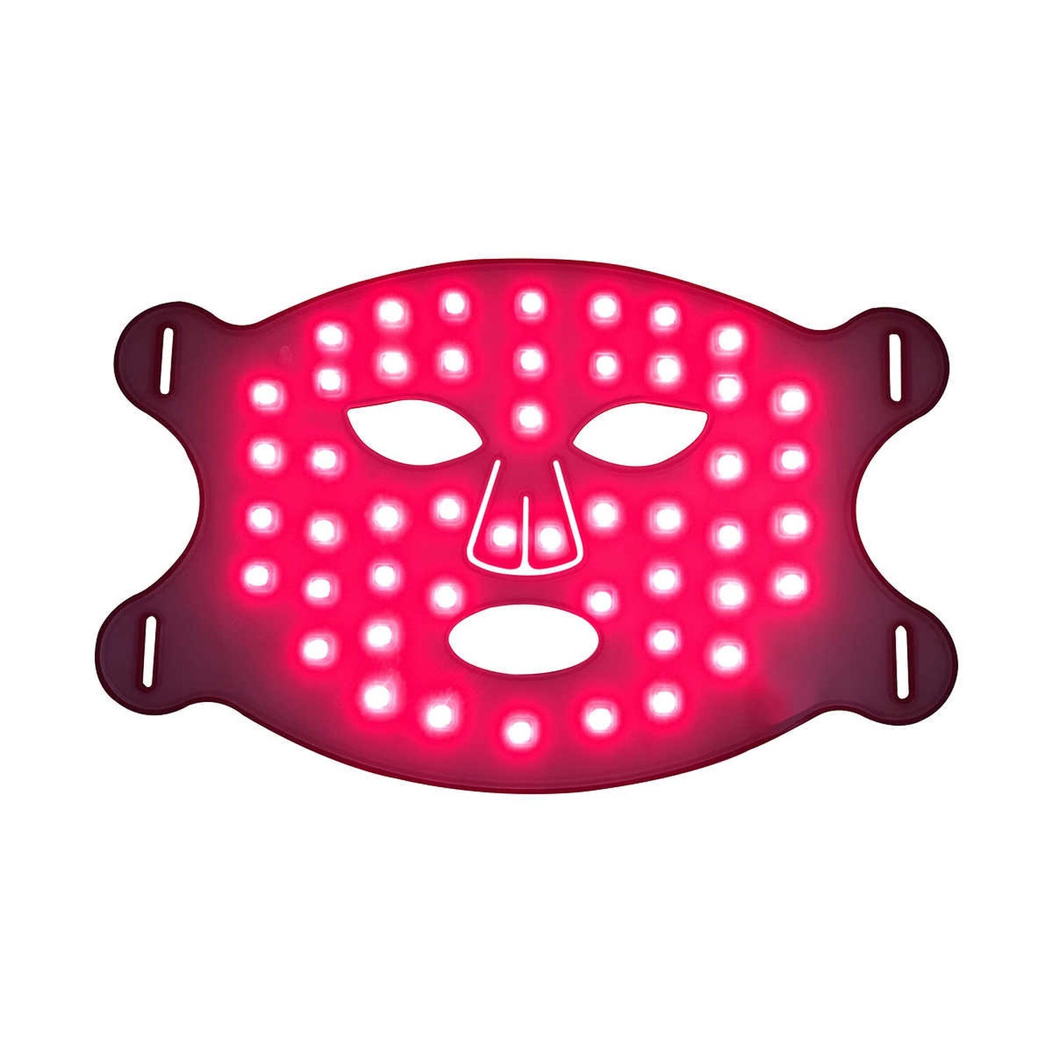 LED FACE RED LIGHT MASK FACIAL THERAPY INFRARED TREATMENT FOR FACE BLUE ...