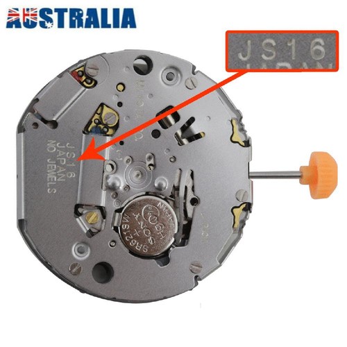JS16 Genuine Quartz Watch Movement Day/Date/Calendar at 3 Replacement ...