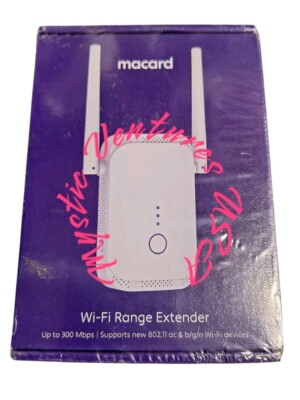 Macard WiFi Range Extender 300Mbps 802.11 ac & b/g/n Network N300 NEW ...