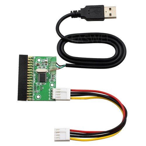 1.44MB 3.5" floppy drive connector 34 PIN 34P to USB cable adapter PCB ...