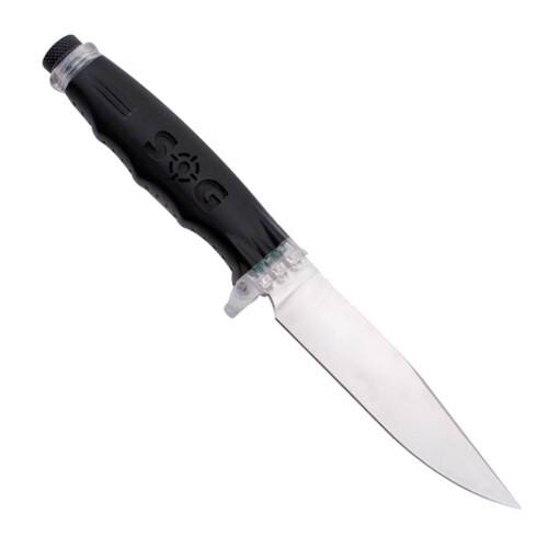 SOG Bladelight 5.7-inch Fixed Blade Knife w/ LED Illumination & Molded ...