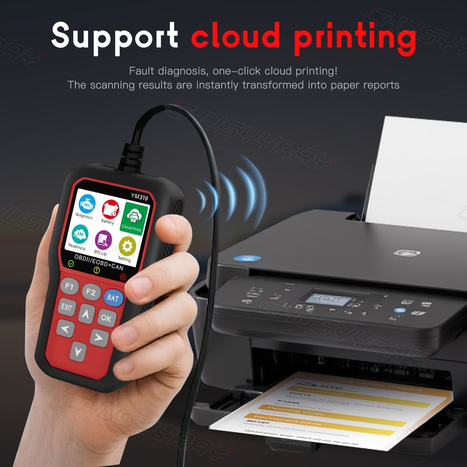 Automotive OBD Scanner Car Code Reader OBD2 Check Engine Light ...