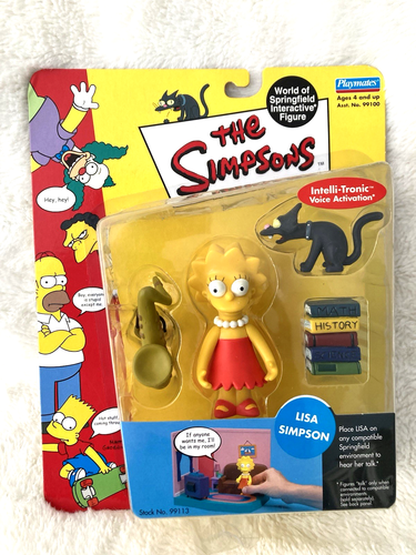The Simpsons World Of Springfield Lisa Simpson Wave 1 2000 **NEW** | eBay