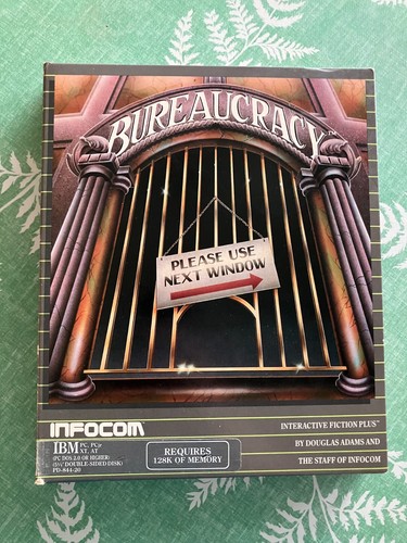 BUREAUCRACY INFOCOM GAME IBM 1987 5.25" PC CIB | eBay