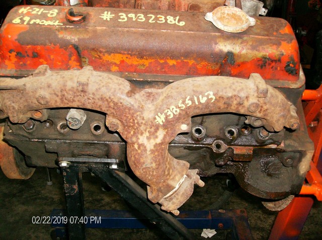 1969 Camaro Z28 DZ 302 290hp Engine Block 3932386 STD Bore 4 Bolt Main ...