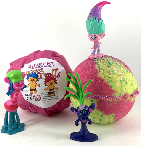 Trolls Surprise Toy Raspberry Ripple Bath Bomb 320g | eBay