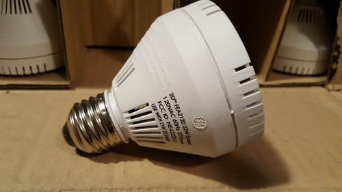 GE FLUORESCENT screw in medium E26 base Adapter Ballast 4 pin CFL LIGHT ...