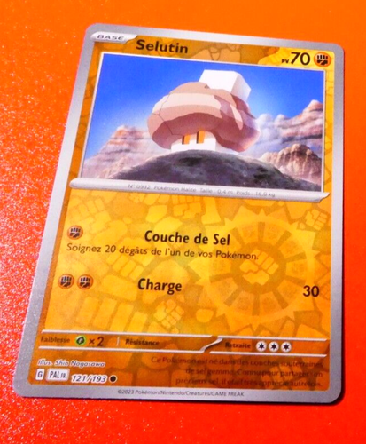 POKEMON EVOLUTIONS A PALDEA CARD REVERSE HOLO CARTE SELUTIN 121/193 PAL ...