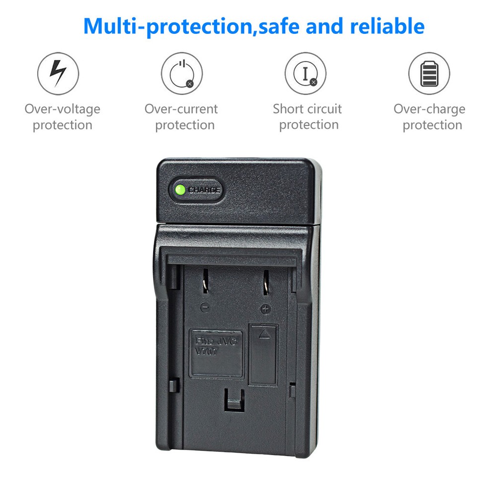 Battery Charger For JVC BN-VF707 U BN-VF714 U BN-VF733 BN-VF733U AA-VF7 ...